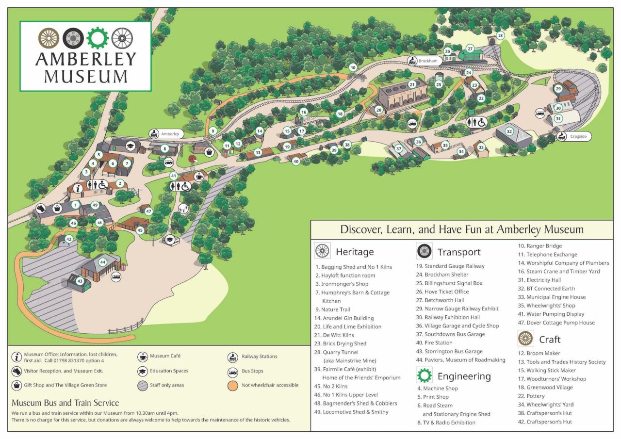 Museum Map - Amberley Museum